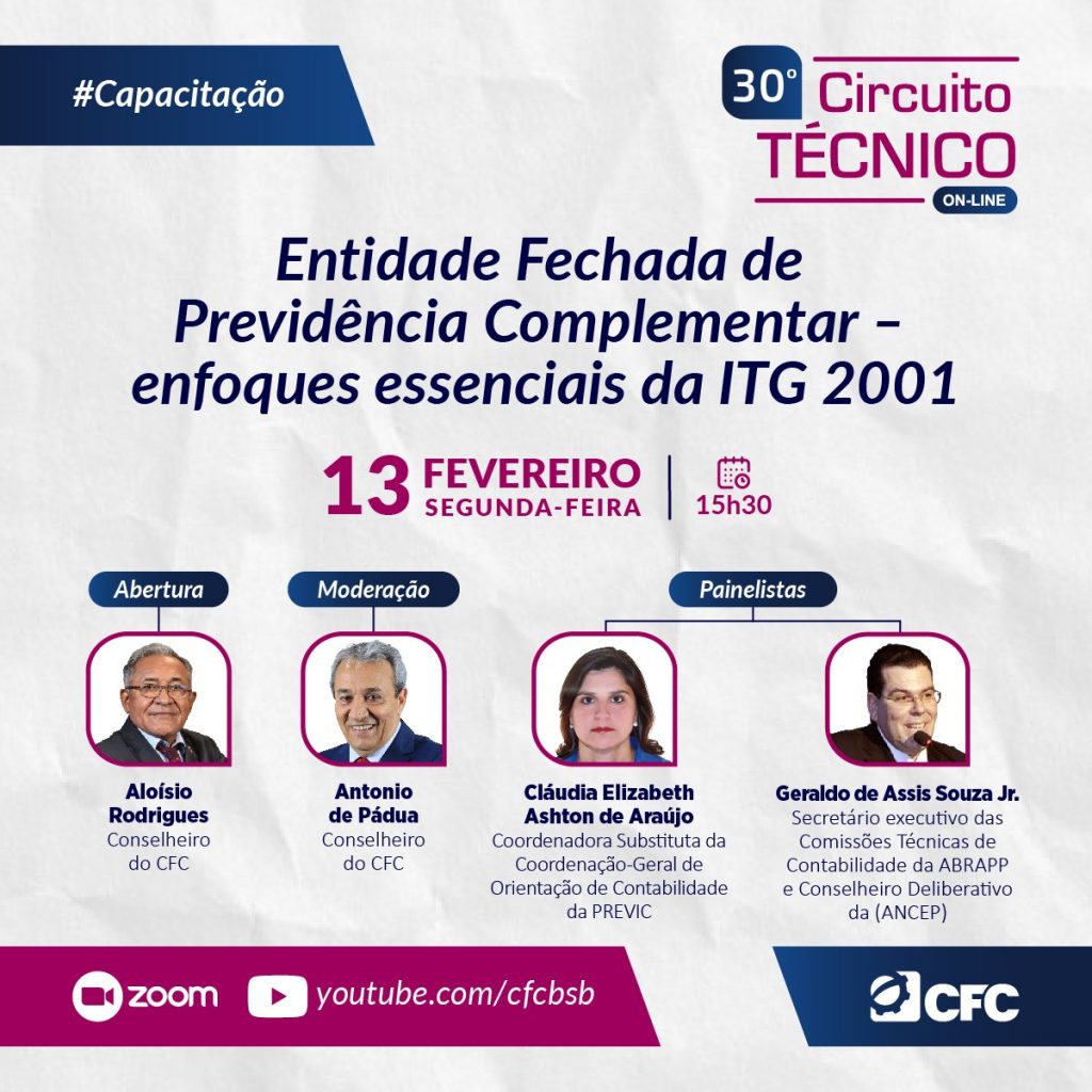 Entidade fechada de Previdência Complementar – enfoques essenciais da ITG 2001 – Instituto ...